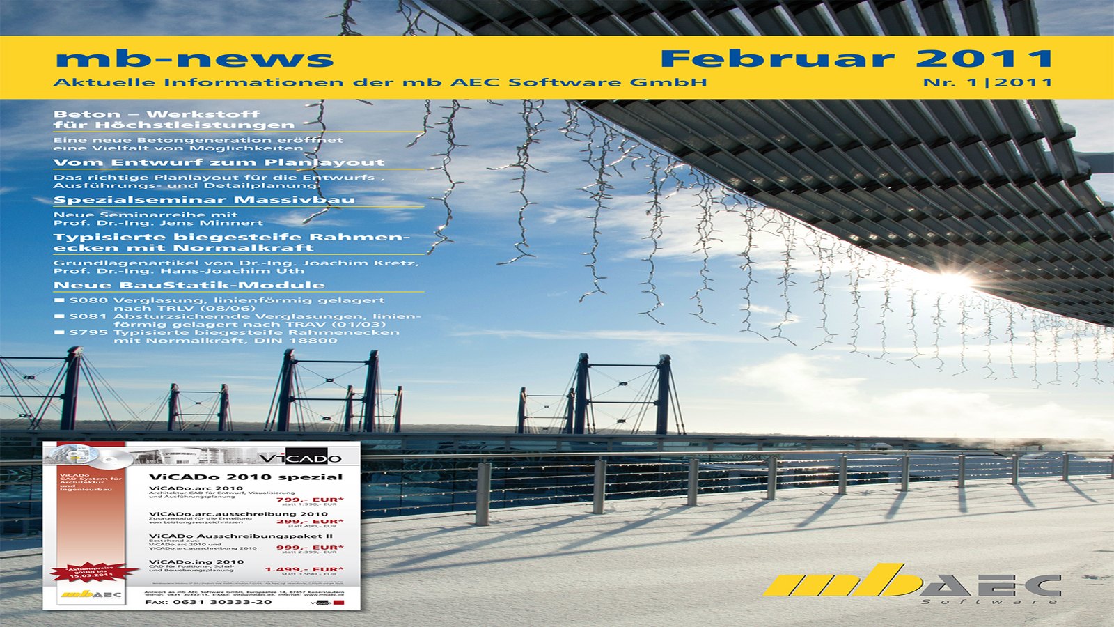 mb-news: mb AEC Software GmbH