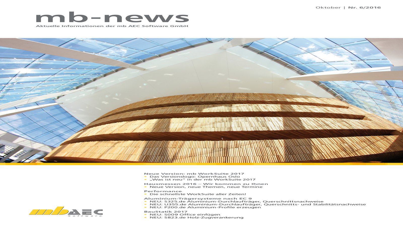 mb-news: mb AEC Software GmbH