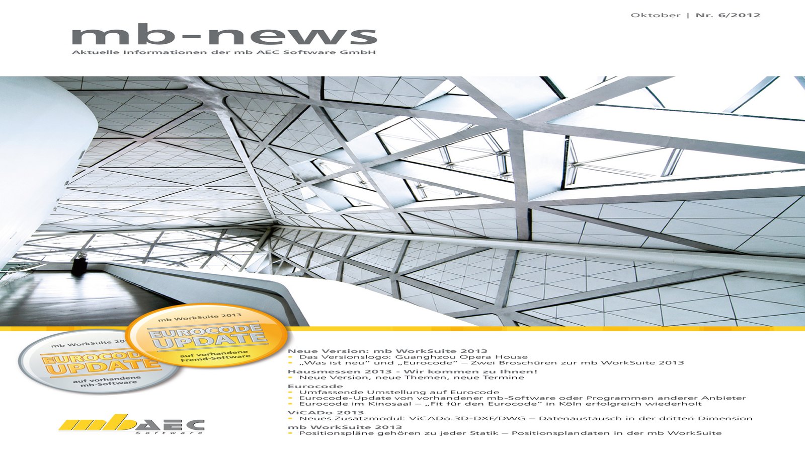 mb-news: mb AEC Software GmbH