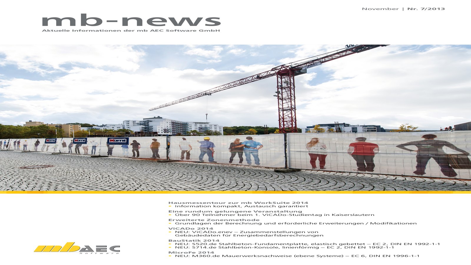 mb-news: mb AEC Software GmbH